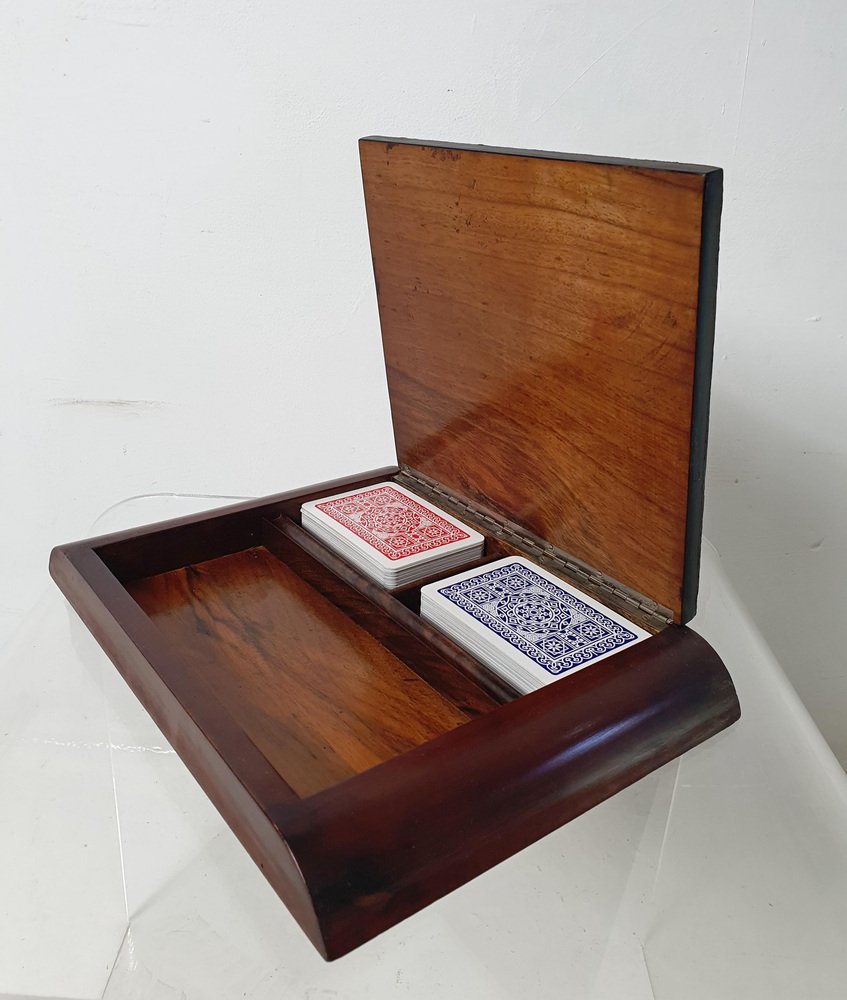 Art Deco Italian Playing Card Box, 1930s for sale at Pamono
