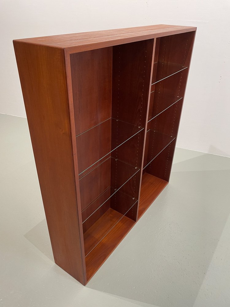 Danish Modern Teak Bookcase by Børge Mogensen for FDB Møbler, 1950s for ...
