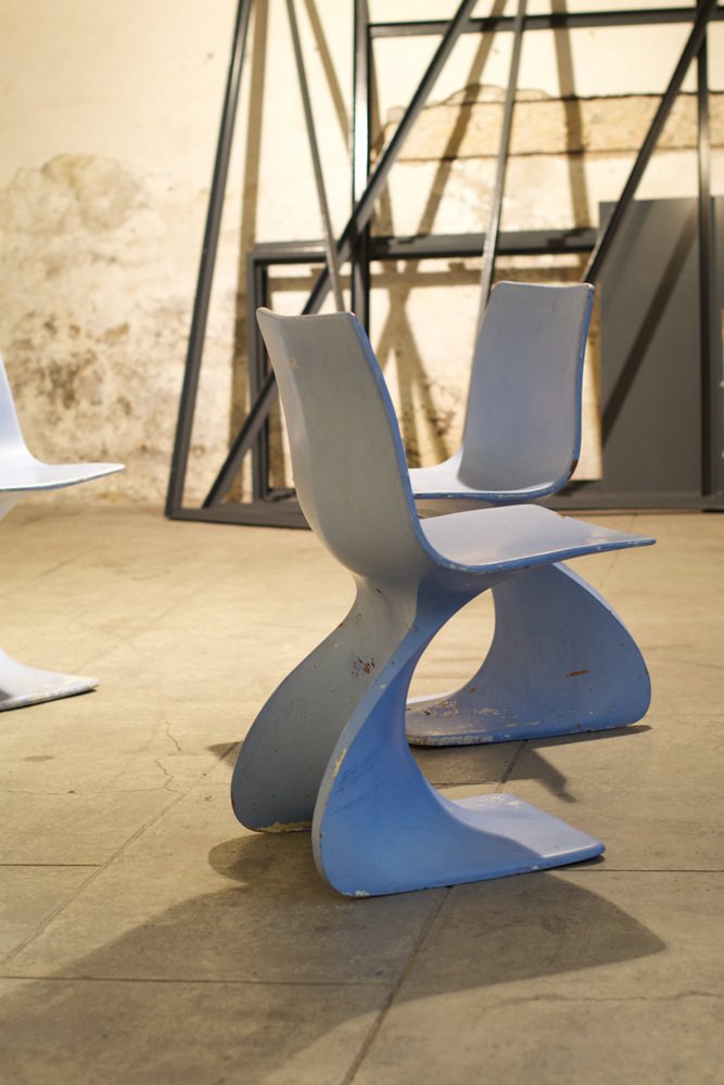 Naila Editor Side Chairs by Christian Adam for New Form, Italy, 1971 ...