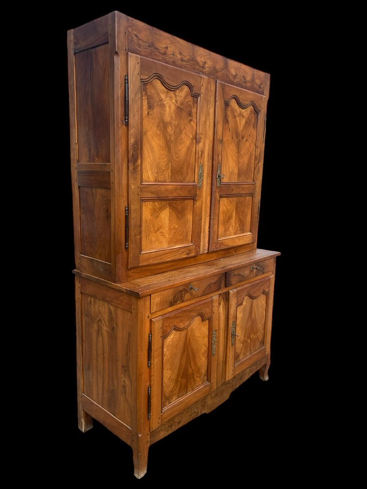 Provençal Louis XV Buffet in Walnut, 1980s for sale at Pamono