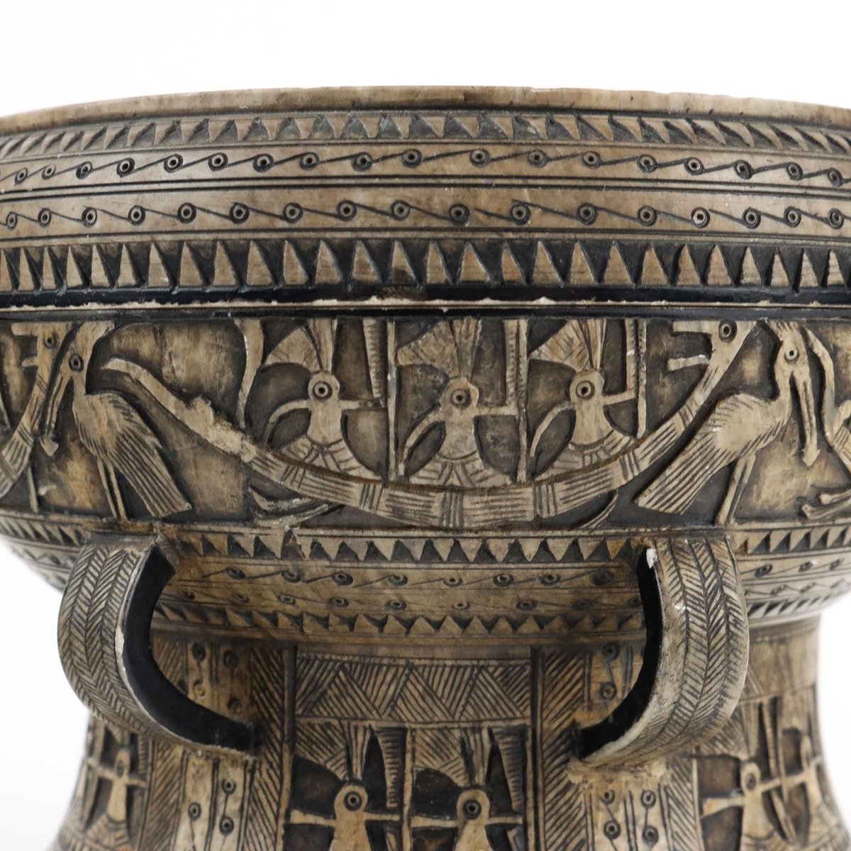 Ritual Drum Soapstone Container for sale at Pamono