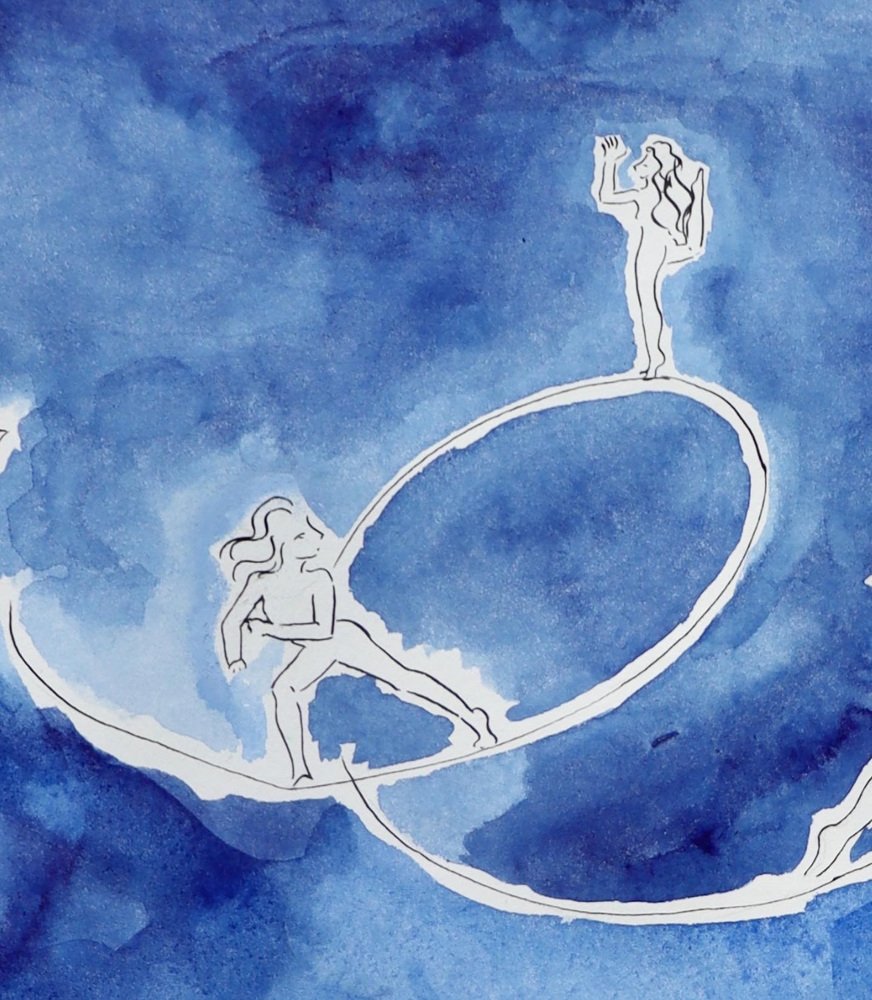 Gabrielle Rul, Journey to the Dawn, 2022, Mixed Media for sale at Pamono