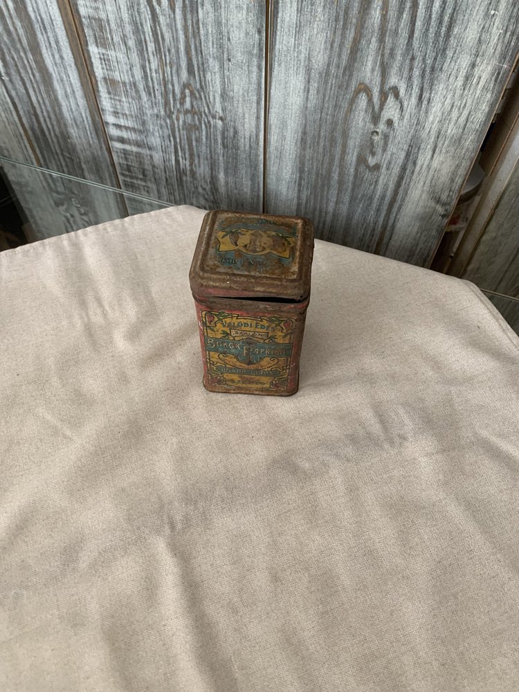 Metal Paprika Box from János Bokor, 1900s for sale at Pamono
