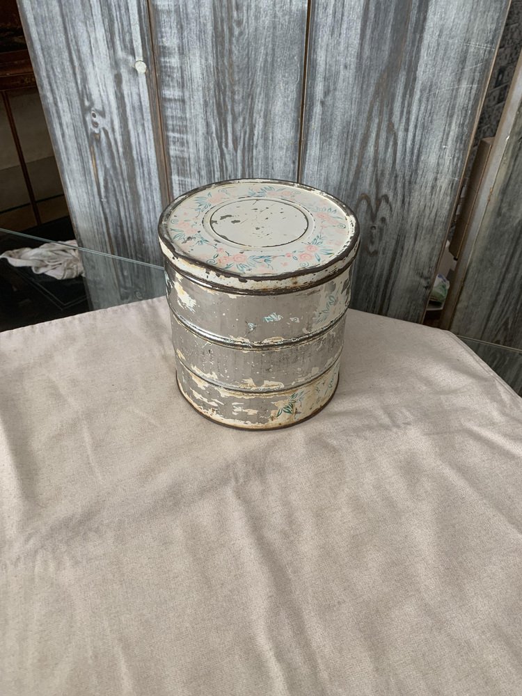 Enamel Flour Container, 1950s for sale at Pamono