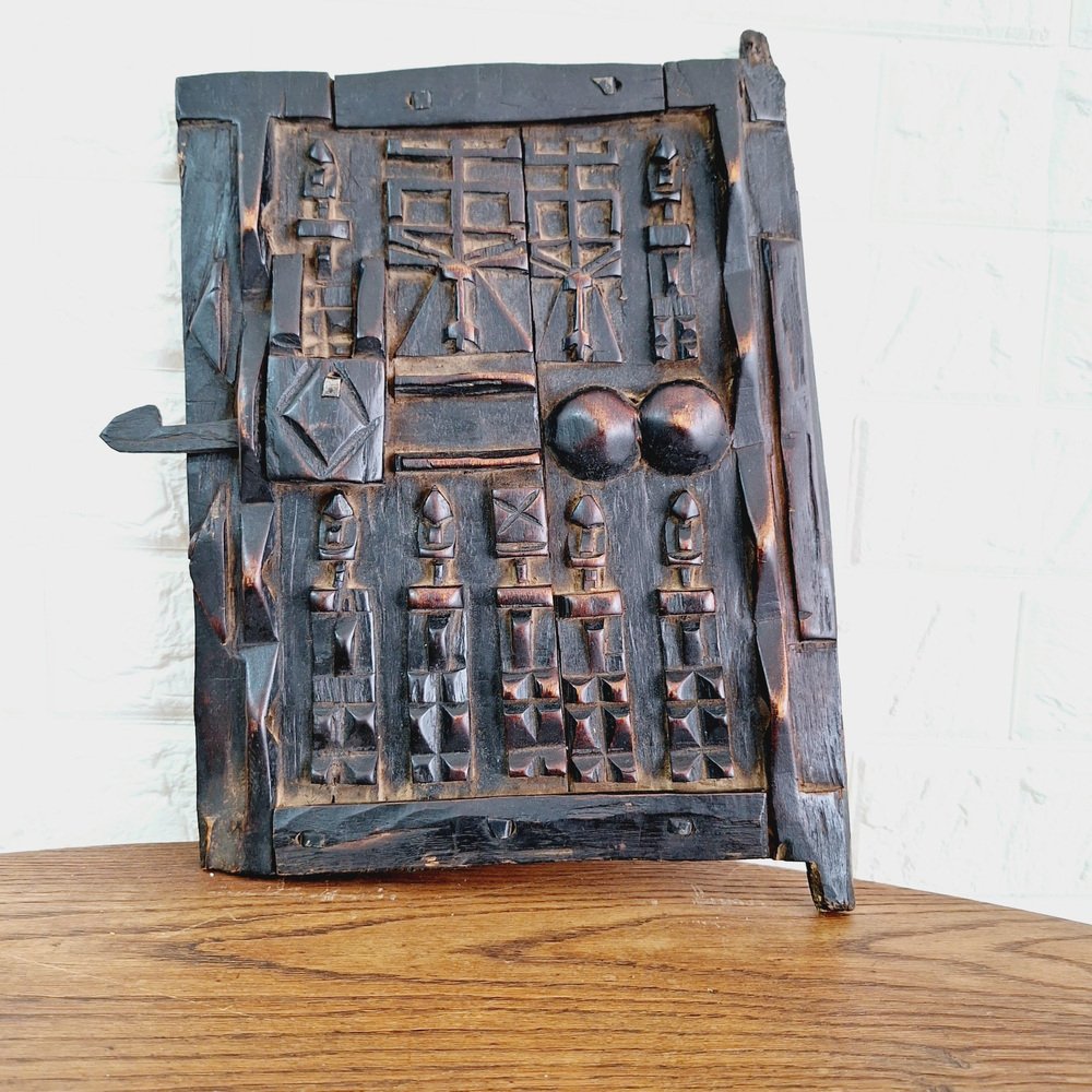 Small Carved Granary Door, 1970s for sale at Pamono