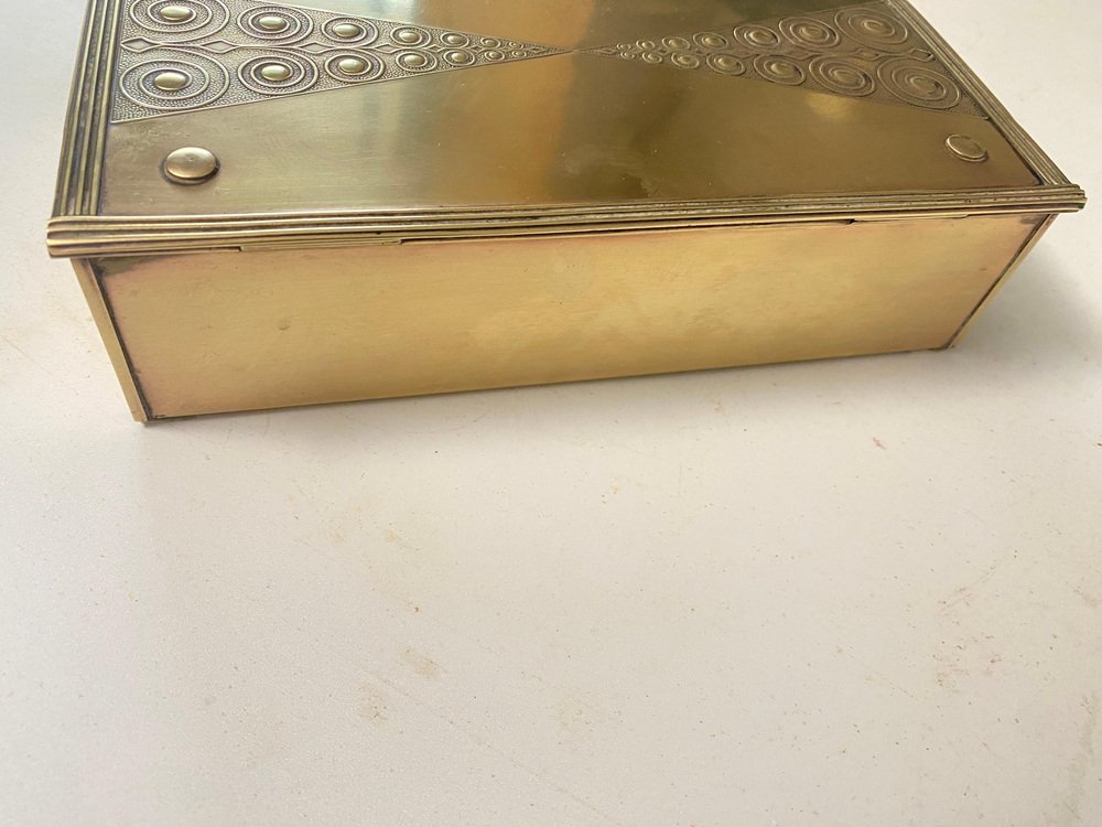 Art Nouveau Dose Box Cedar Humidor by Jugendstil Carl Deffner, 1930s ...