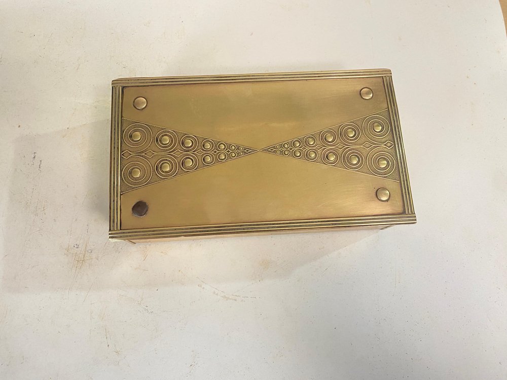 Art Nouveau Dose Box Cedar Humidor by Jugendstil Carl Deffner, 1930s ...