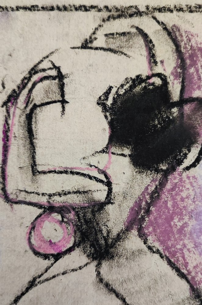 Henri Fehr, Dancer, Crayon & Pastel on Tracing Paper, 1970s for sale at ...