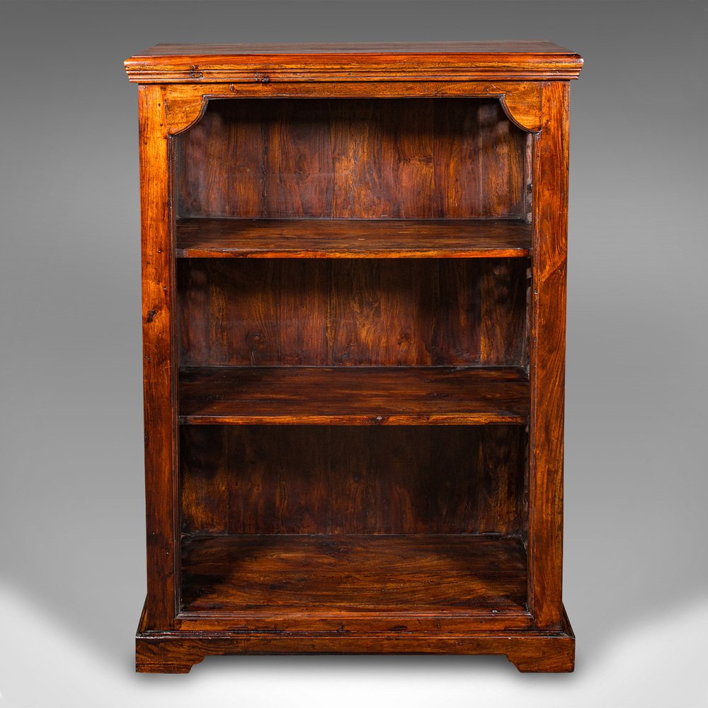 Asian Regency Colonial Revival Open Bookcase, 1980s for sale at Pamono