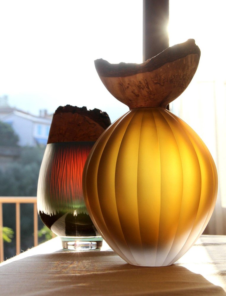 Amber Mohn Stapelgefäß von Pia Wüstenberg bei Pamono kaufen