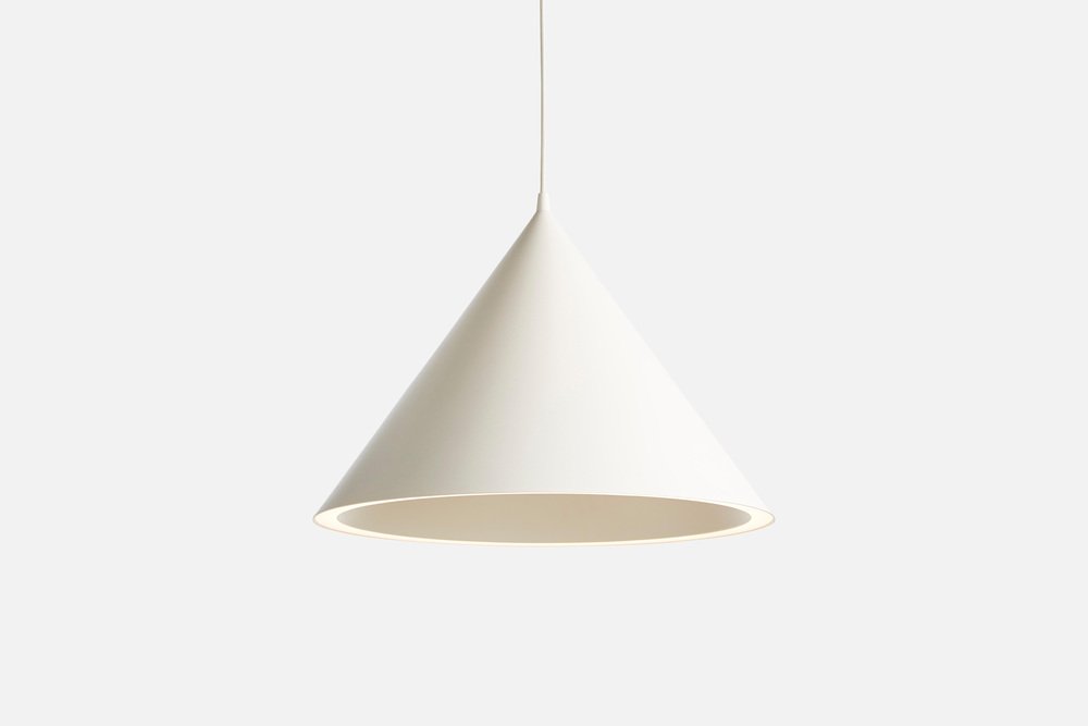 Large White Annular Pendant Lamp by MSDS Studio for sale at Pamono
