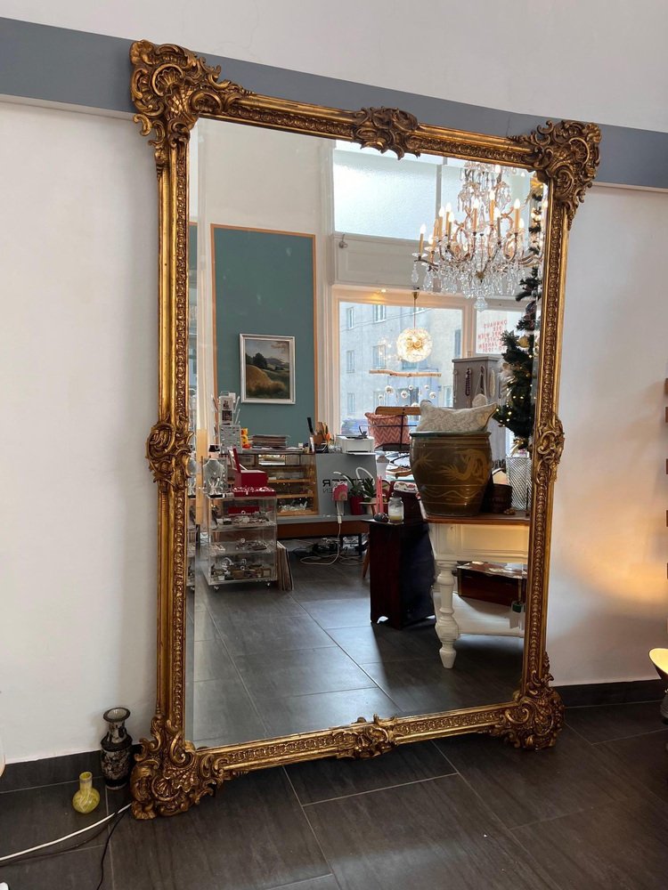 Large Vintage Mirror, 19th Century for sale at Pamono