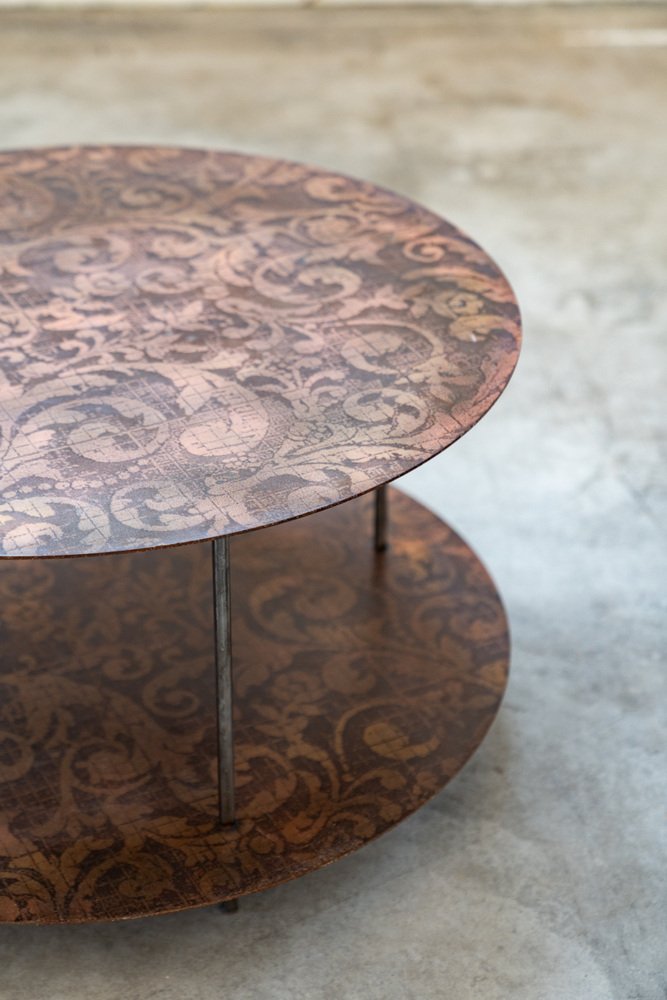 Metal Coffee Table, 1990s for sale at Pamono