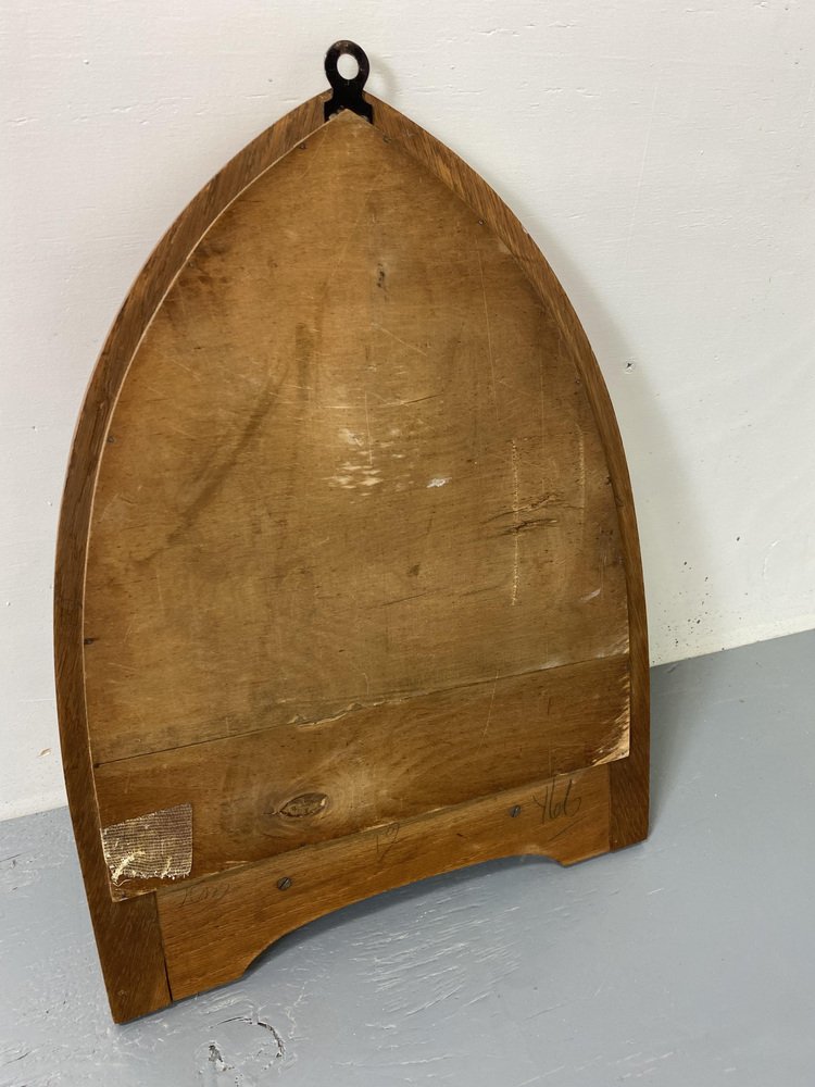 Art Deco Oak Amsterdamse School Mirror, 1920s for sale at Pamono