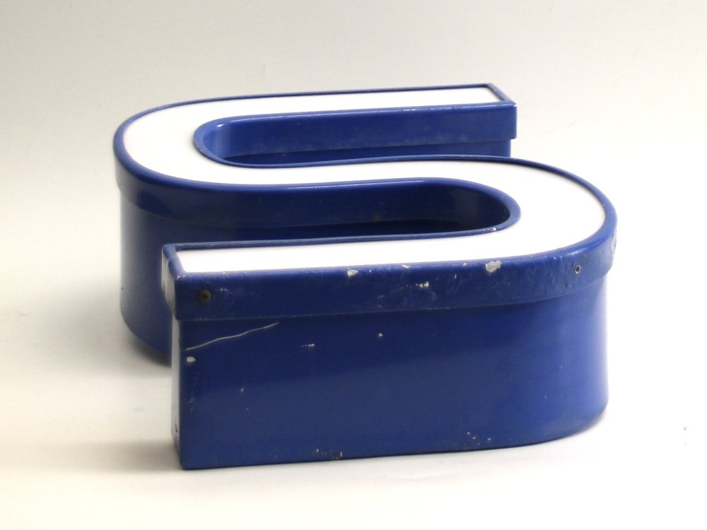 Mid-Century Illuminated Letter S, 1960s for sale at Pamono