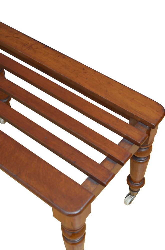 English Victorian Hall Bench Luggage Rack, 1870 for sale at Pamono