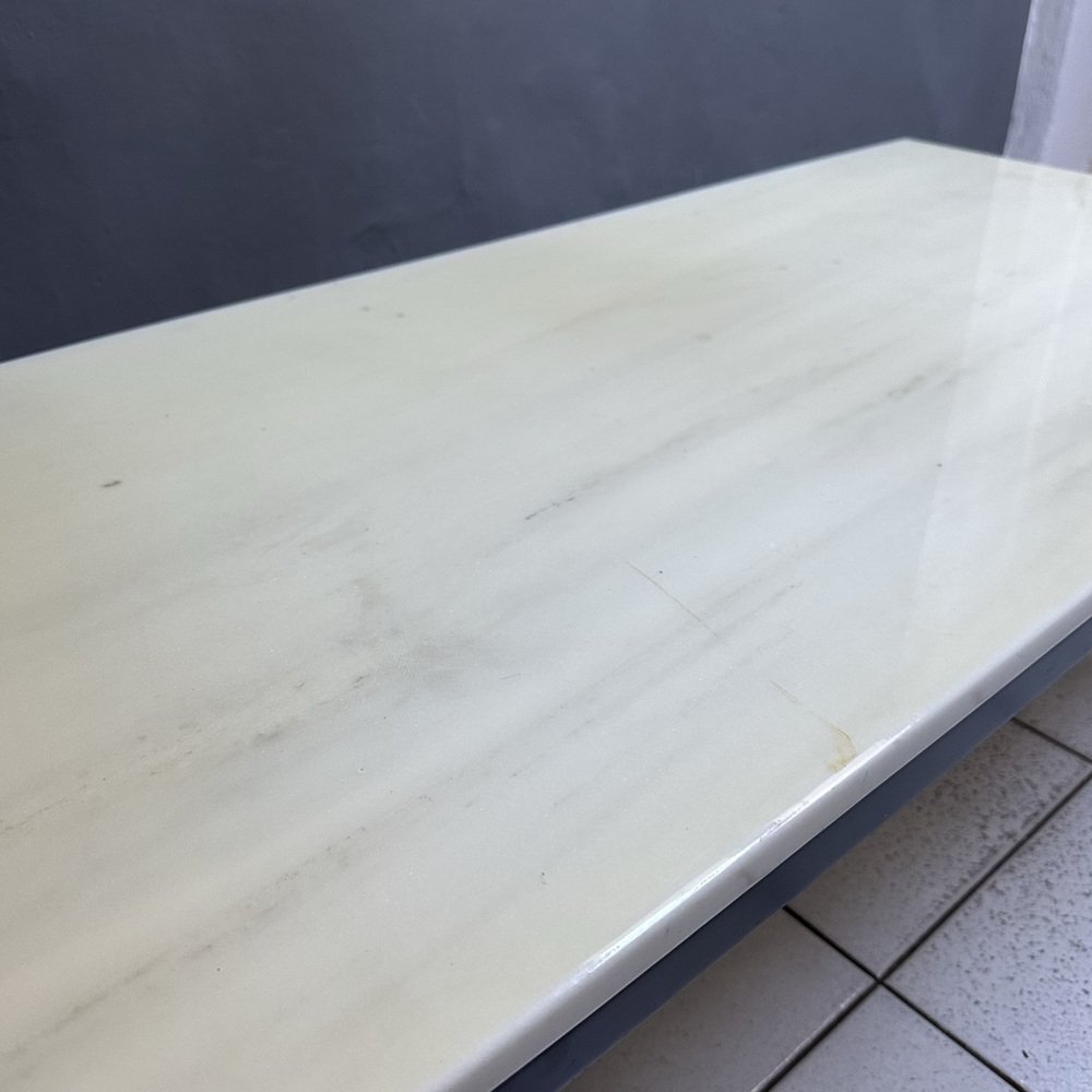 Vintage Rectangular Marble Top Coffee Table by Florence Knoll for Knoll International for sale ...