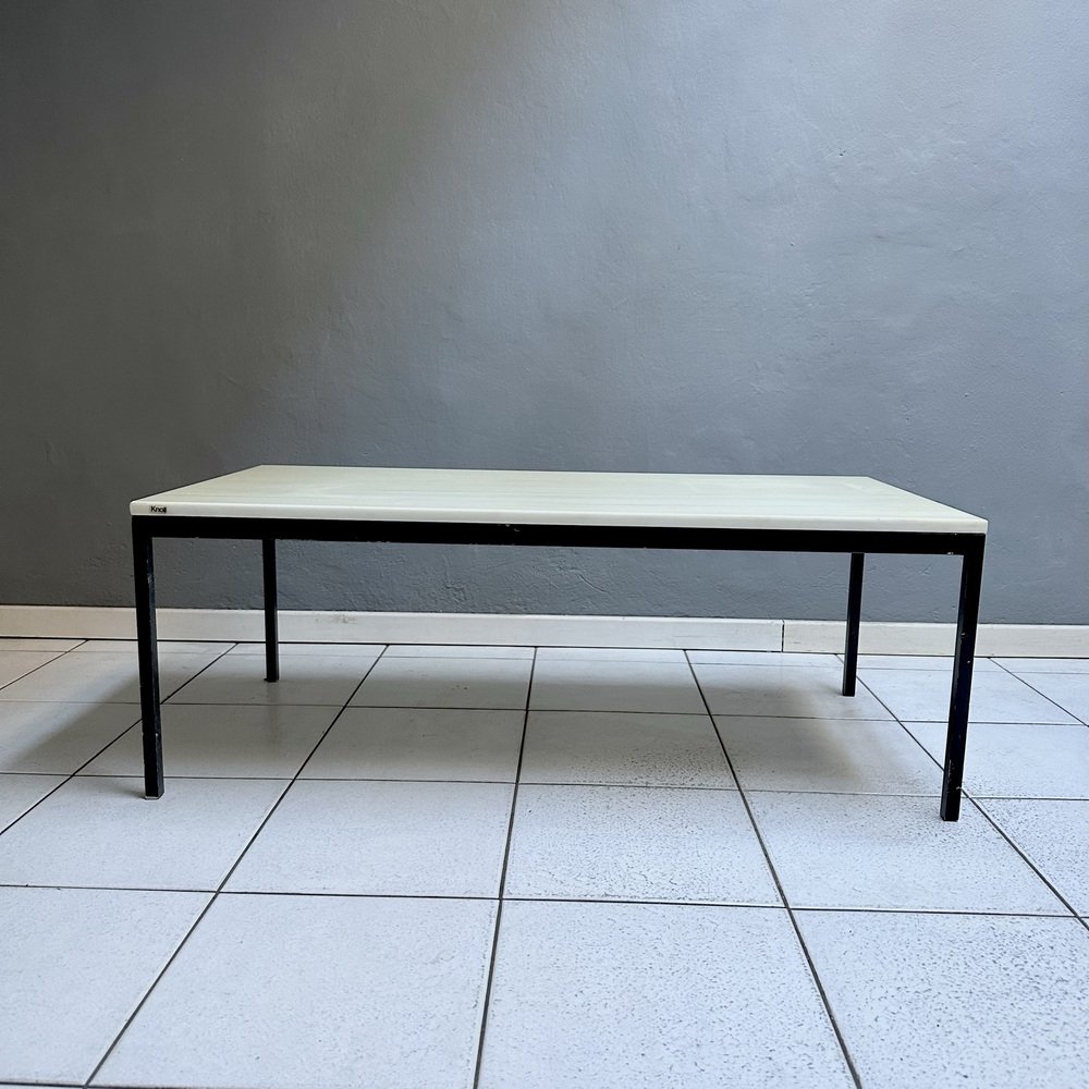 Vintage Rectangular Marble Top Coffee Table by Florence Knoll for Knoll International for sale ...