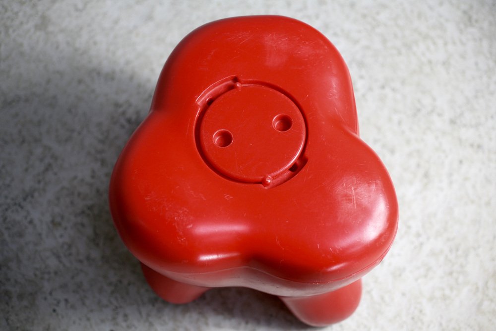 Vintage Molar Stool in Plastic, 1980s for sale at Pamono