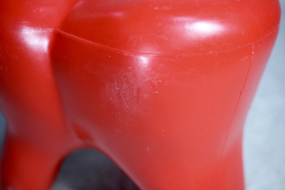 Vintage Molar Stool in Plastic, 1980s for sale at Pamono