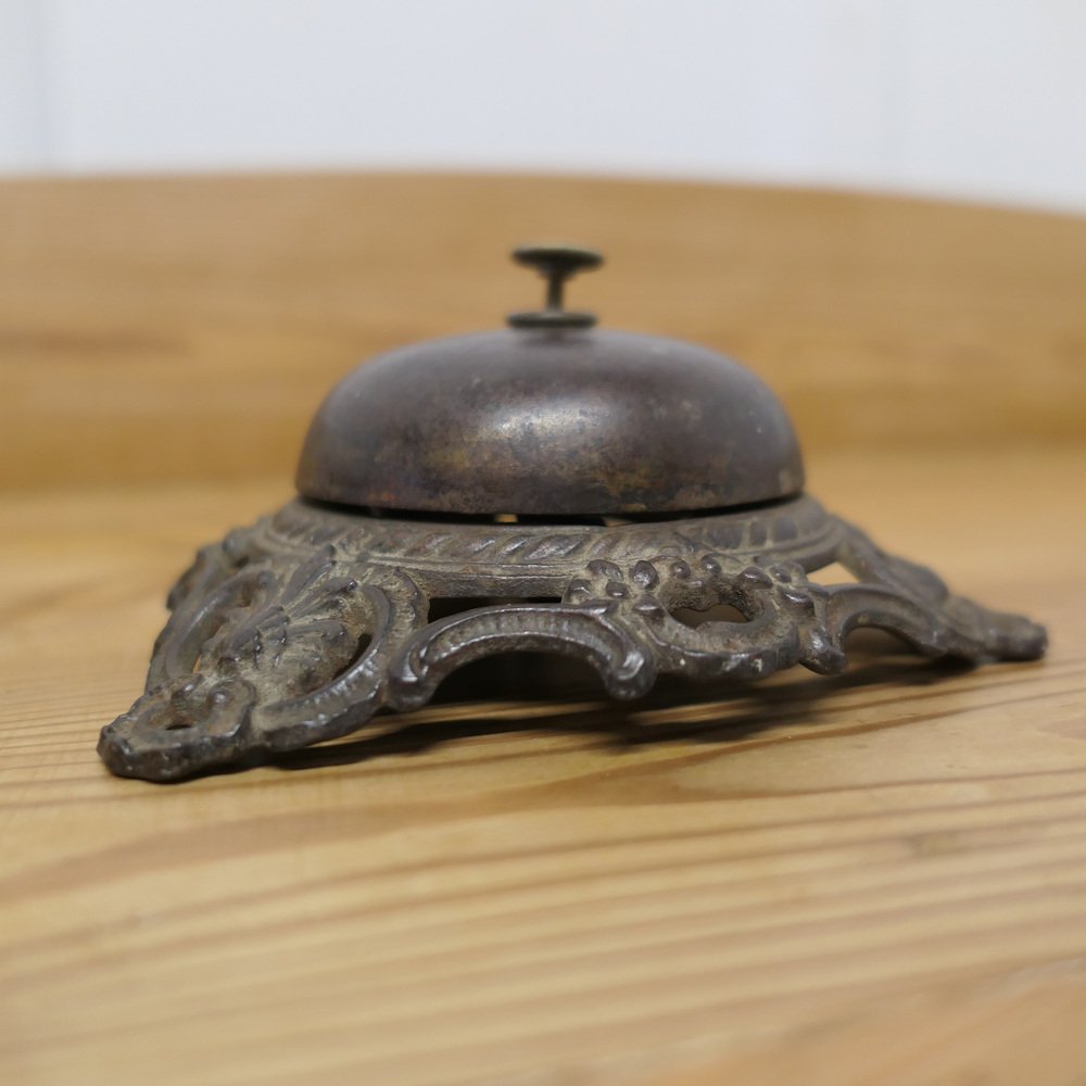 Victorian Iron Courtesy Counter Top Bell for sale at Pamono