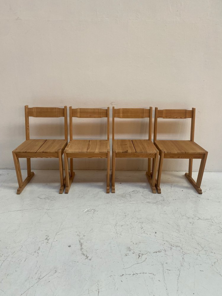 Modernist Chairs, 1950s, Set of 4 for sale at Pamono