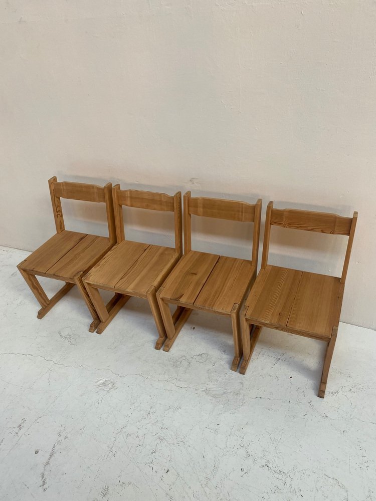 Modernist Chairs, 1950s, Set of 4 for sale at Pamono