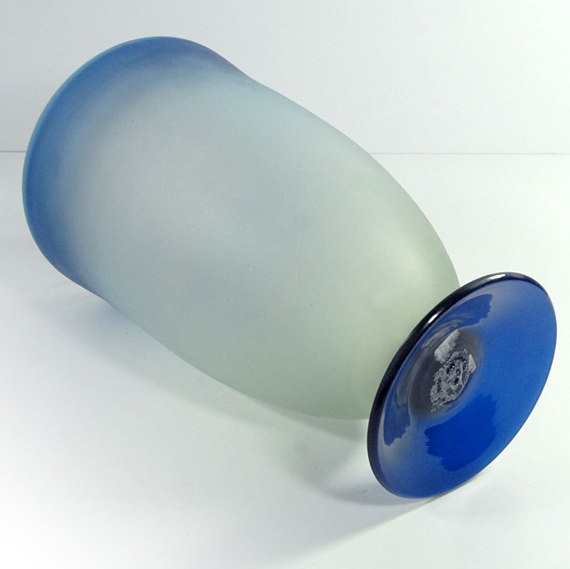 Large Satin Glass Vase 1990s For Sale At Pamono