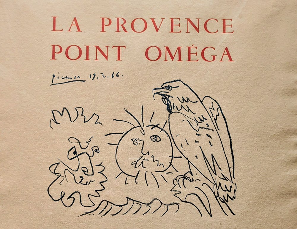 Pablo Picasso, La Provence Point Oméga, Lithograph, 1966, Framed for ...