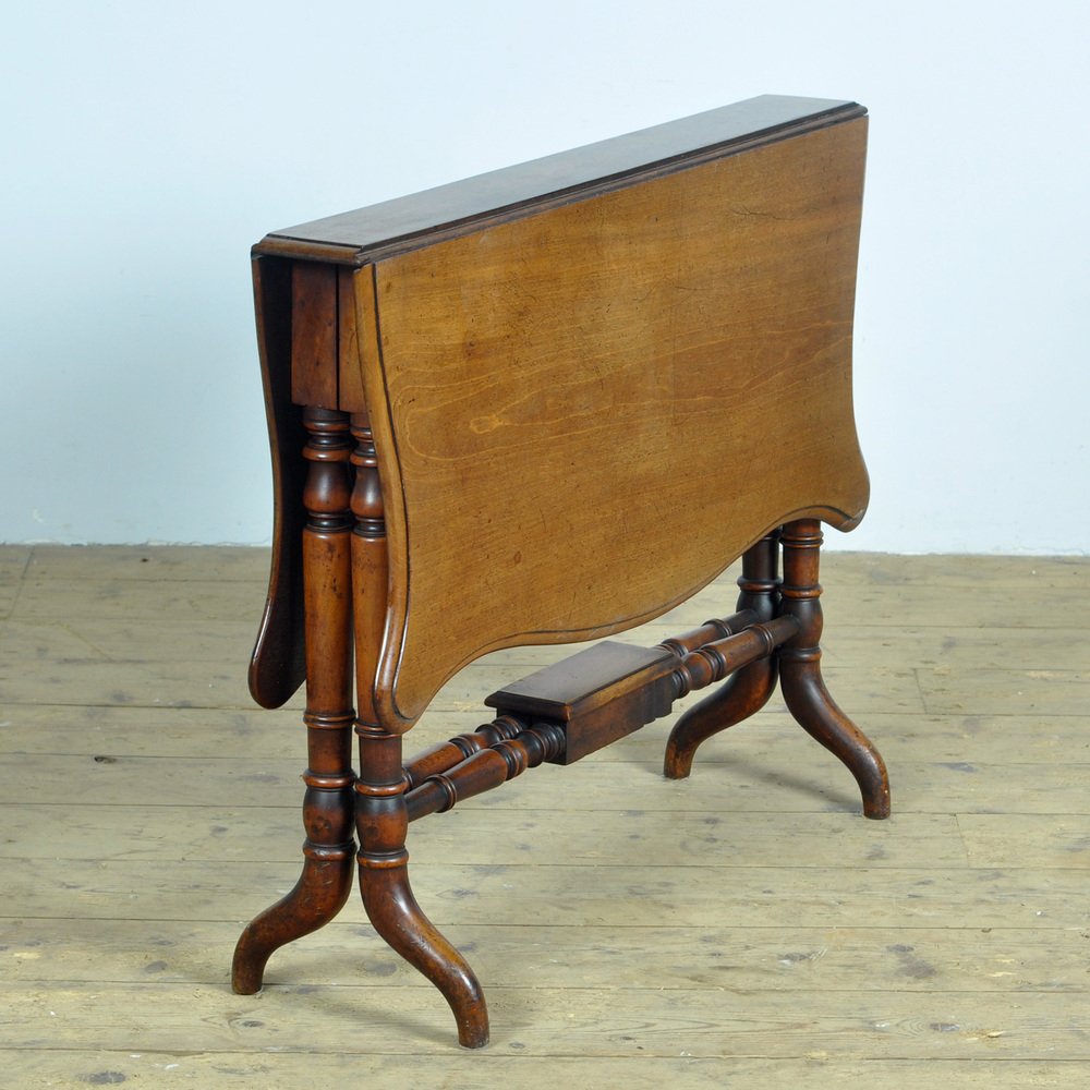 Antique Oak Drop Leaf Table, 1820s for sale at Pamono