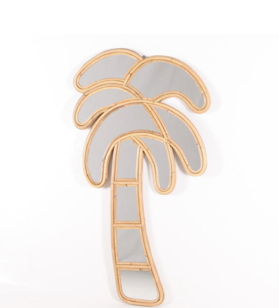 Vintage Palm Mirrors, Set of 2 for sale at Pamono