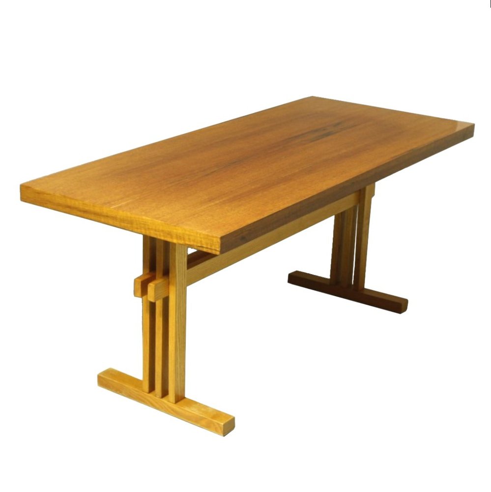 Shedua Wood Coffee Table Model Horizon, 1970s for sale at Pamono