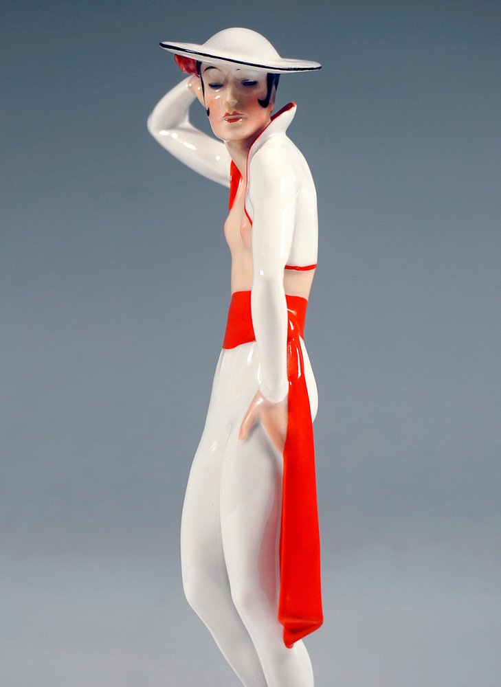 Art Deco Spanish Carmen Dancer Figurine by Wolfgang Schwartzkopff for ...