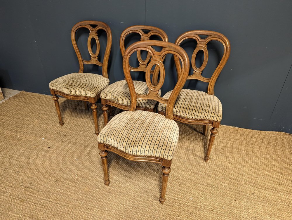 Neo-Classical Chairs, Set of 4 for sale at Pamono
