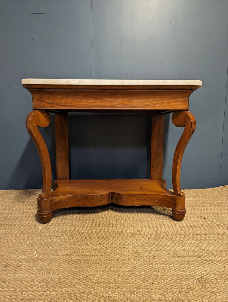 Louis Philippe Mahogany Console Table for sale at Pamono