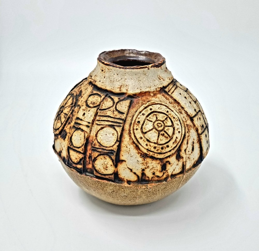 Studio Pottery Vase by Bernard Rooke, 1960s for sale at Pamono