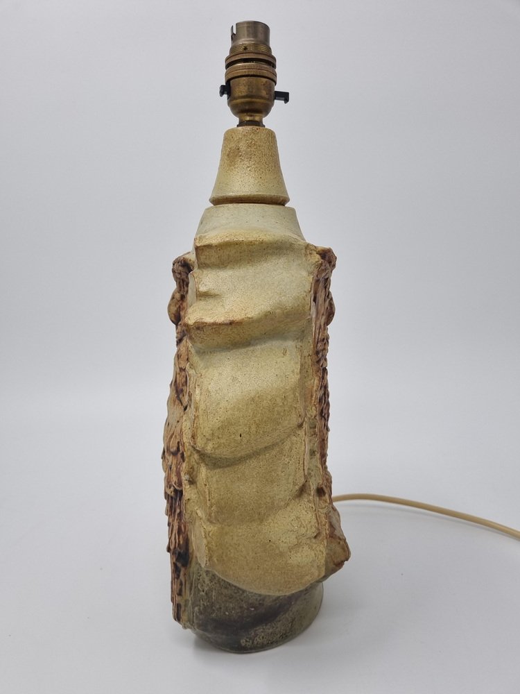 Studio Pottery Table Lamp by Bernard Rooke, 1970s for sale at Pamono
