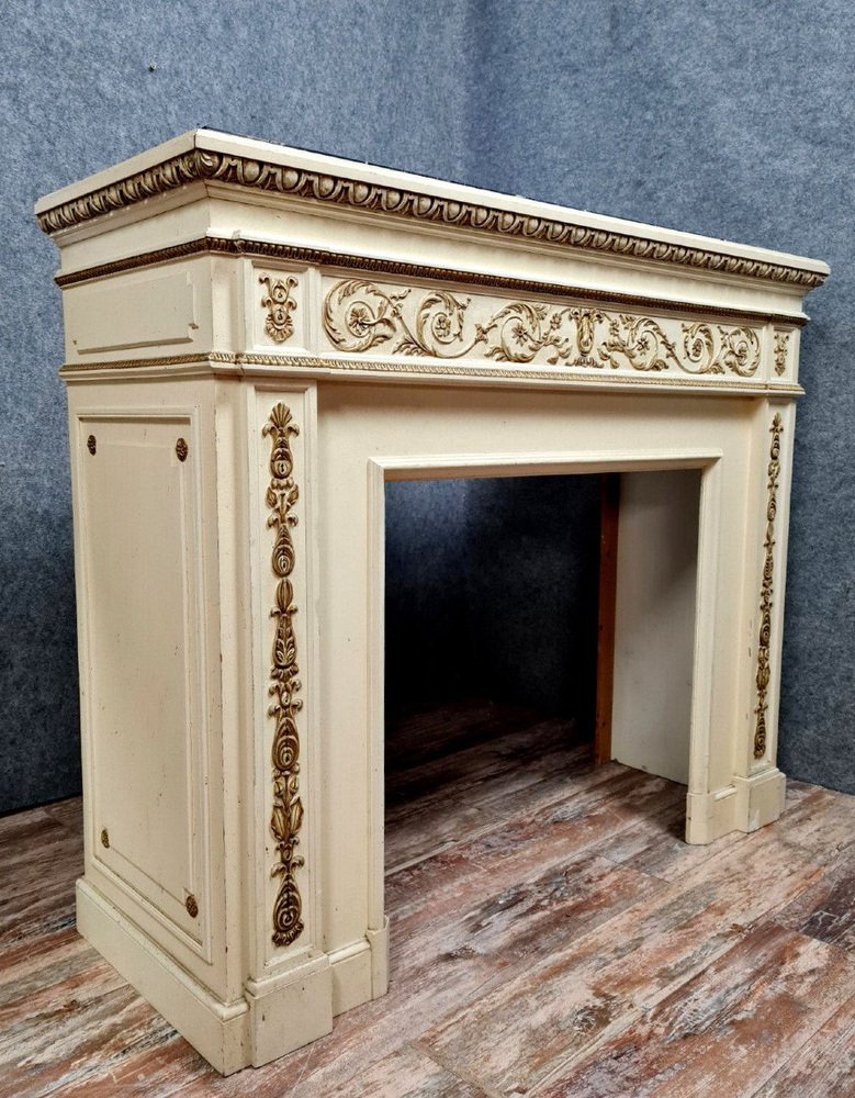 19th Century Monumental Louis XVI Fireplace for sale at Pamono