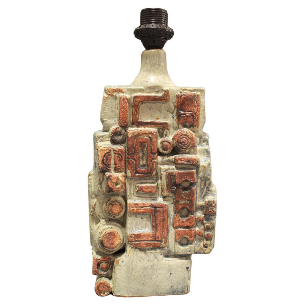 Mid-Century Modern Brutalist Table Lamp by Bernard Rooke, United ...