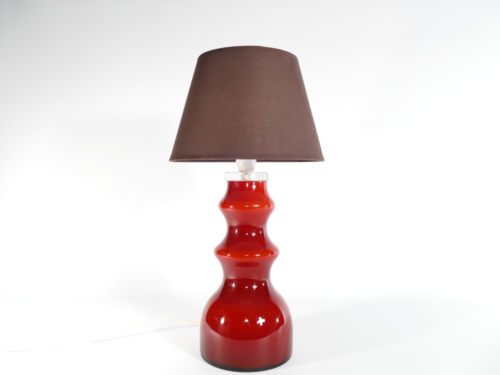 Scandinavian Modern Oxblood Red Table Lamp by Gert Nyström for Hyllinge ...
