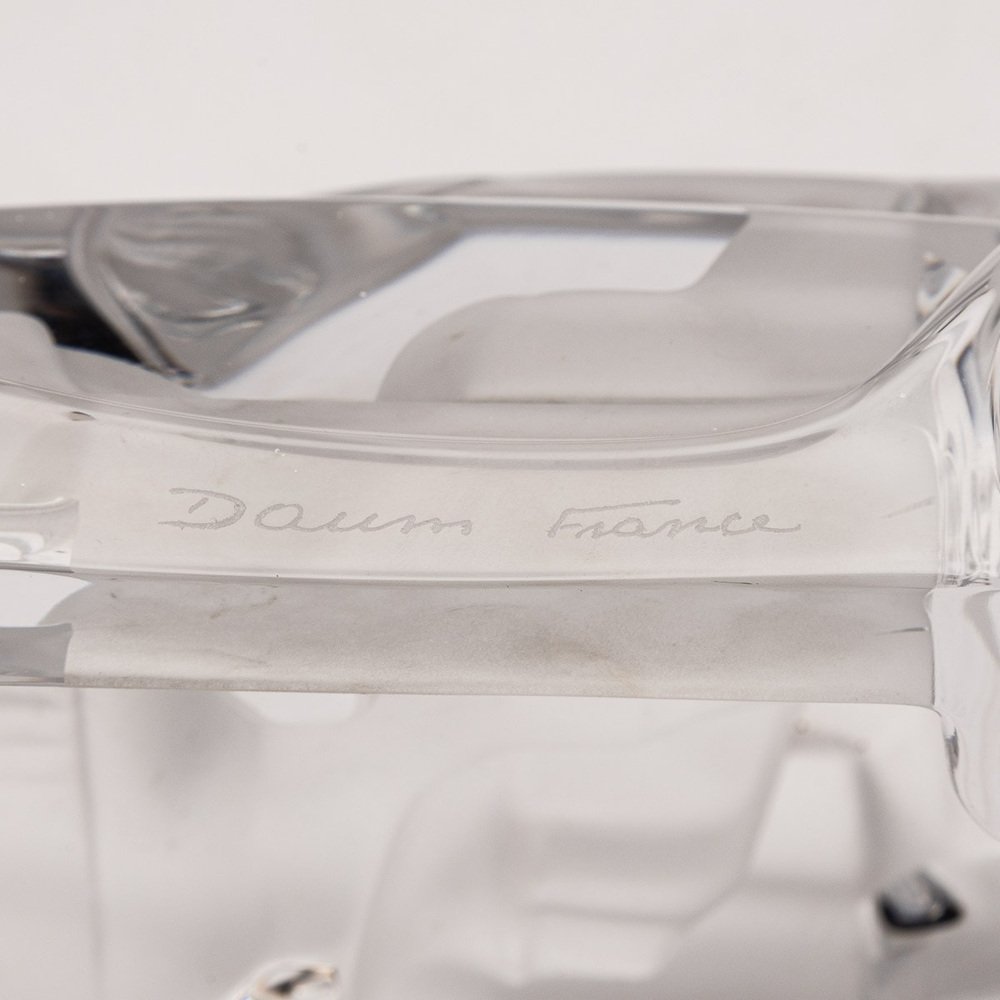 20th Century Model Glass Car by Daum, France, 1980s for sale at Pamono