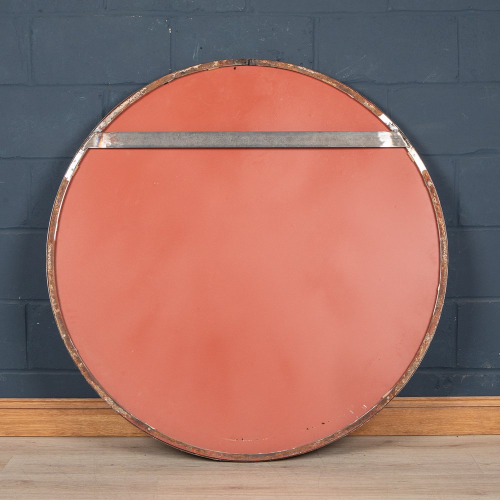 20th Century Large Convex Railway Mirror, Czechoslovakia, 1950s for ...