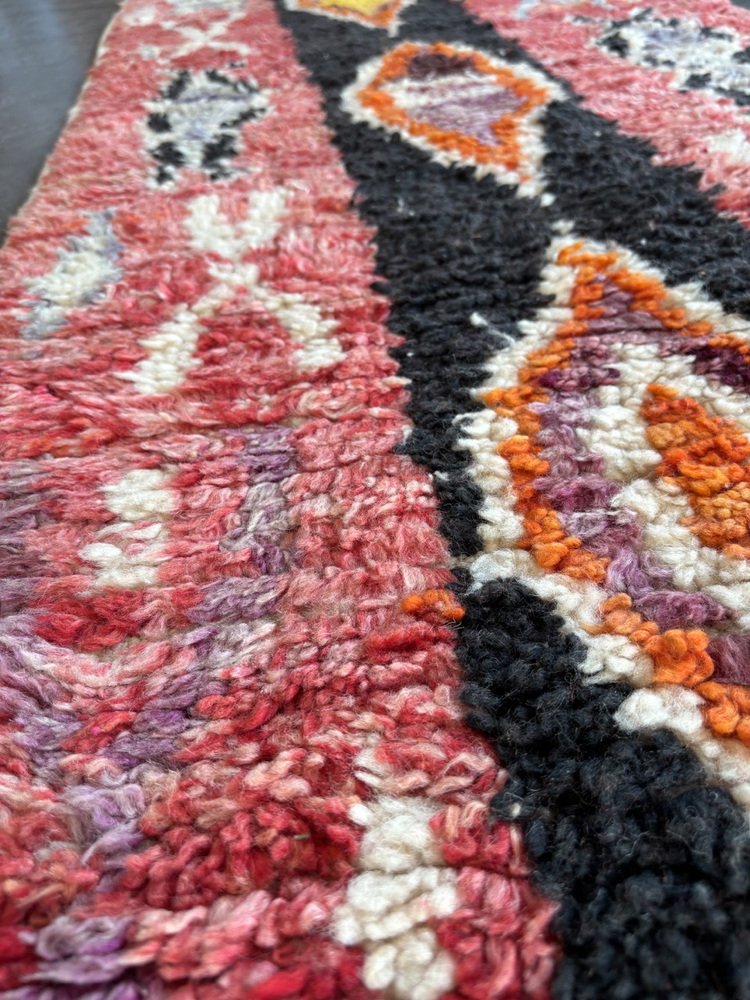 Traditional Moroccan Boho Berber Runner Rug, 2000s for sale at Pamono