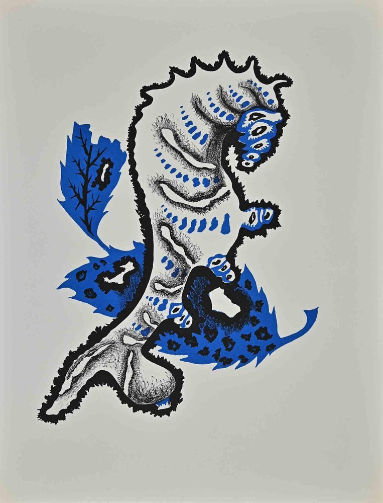 Jean Lurçat, Spina Manciù, Woodcut, 1948 for sale at Pamono