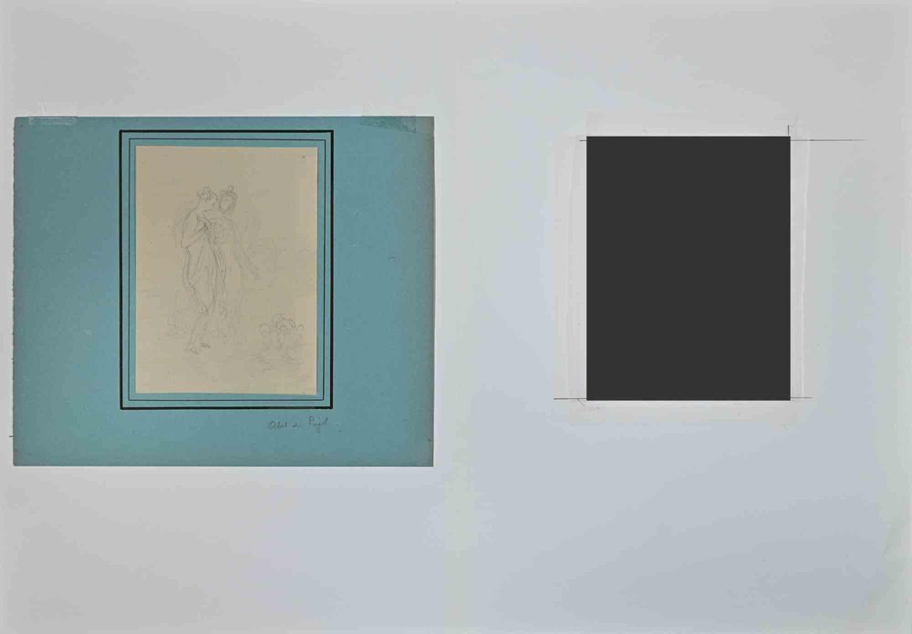 Abel de Pujol, Female Figures, Pencil Drawing, Early 19th Century for ...