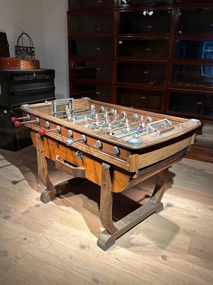 Vintage Oak Foosball Table for sale at Pamono