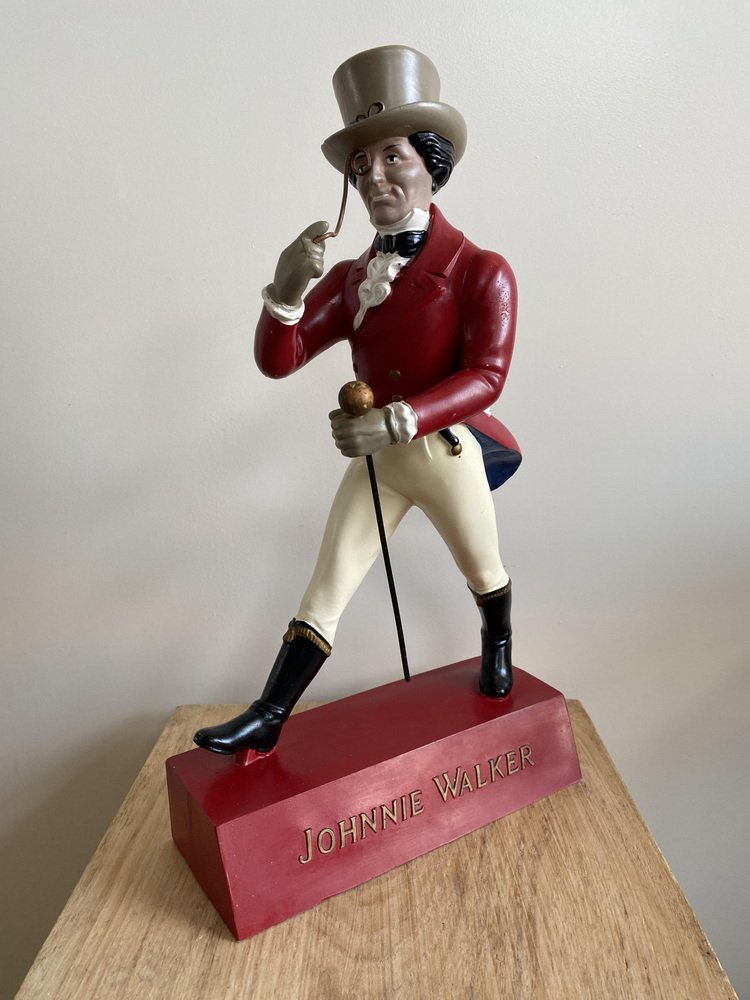 Johnnie Walker The Striding Man Figur, 1950er bei Pamono kaufen