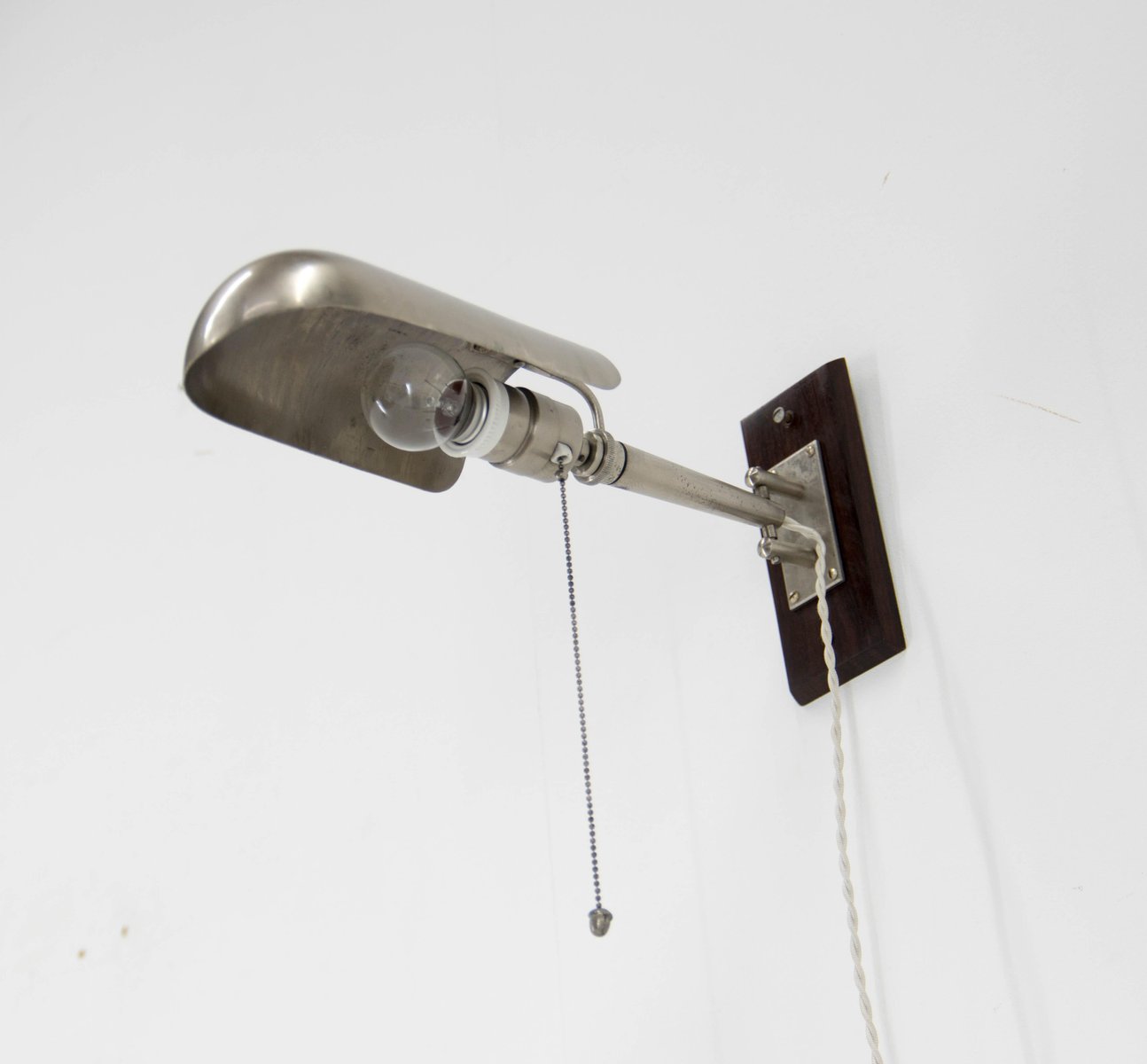 Functionalist Wall Lamp with Rotating Shade, 1920s for sale at Pamono