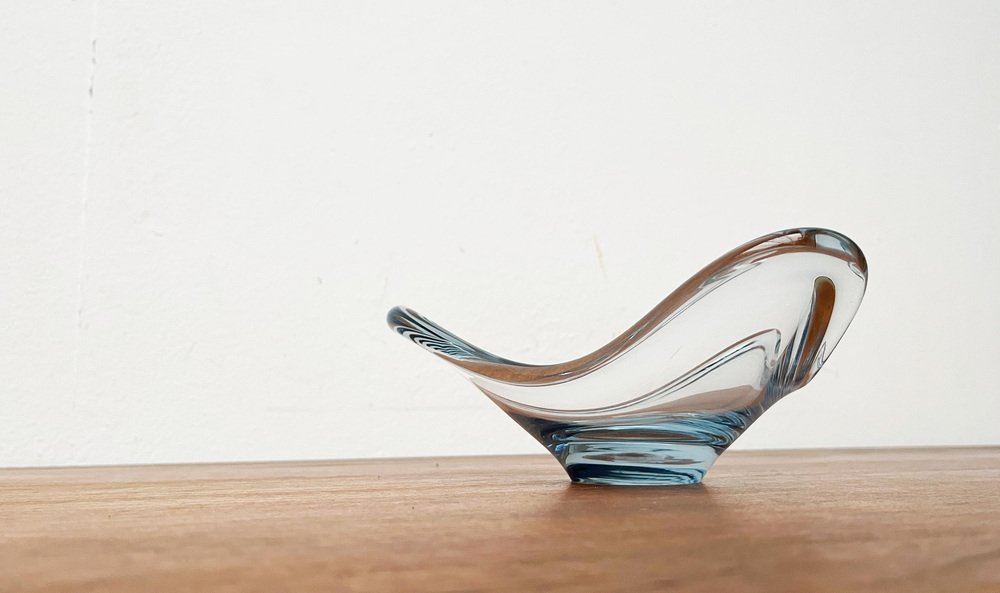 Mid-Century Danish Glass Bowl by Per Lütken for Holmegaard, 1960s for ...