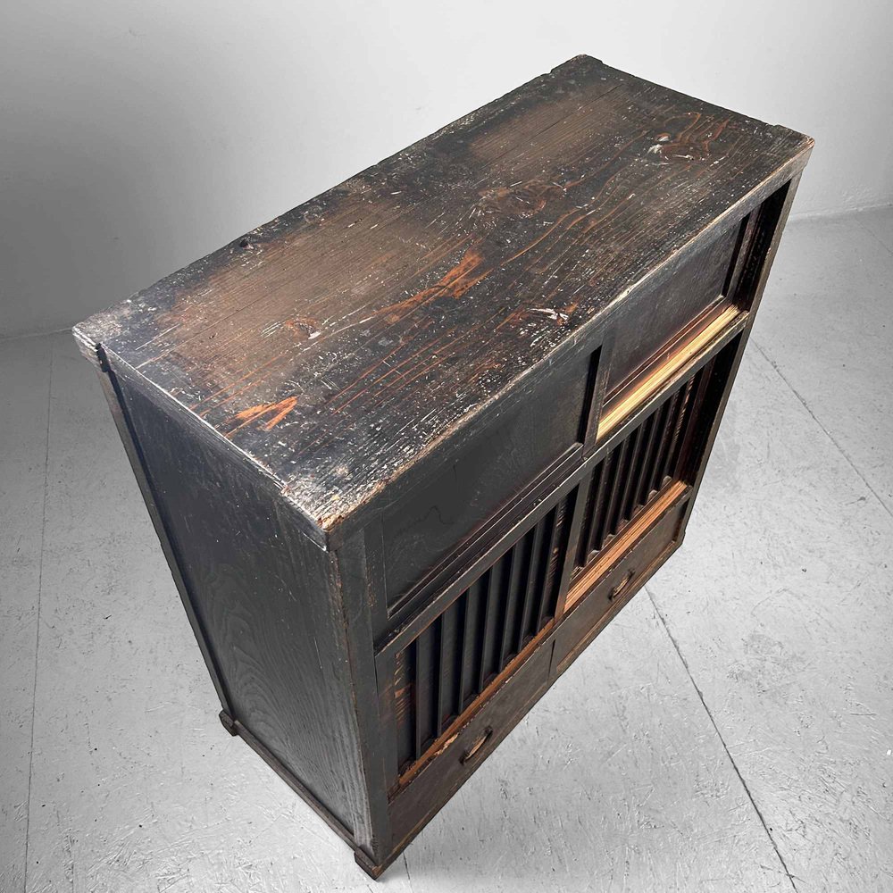 Meiji Period Japanese Tansu Storage Cabinet for sale at Pamono